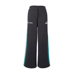 adidas Performance Sporthose 'Mercedes - AMG Petronas Formula One Team DNA' Damen Größe XL/XXL aqua / schwarz / weiß