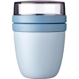 Mepal Lunchpot Ellipse Vorratsbecher Set / Auslaufsicherer Snack- und Müslibecher nordic blue 700 ml - Lebensmittelbehälter / Vorratsdosen
