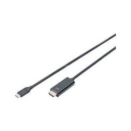 Digitus USB-C Adapterkabel USB-C > HDMI A, 4K @ 60HZ schwarz, 2 Meter
