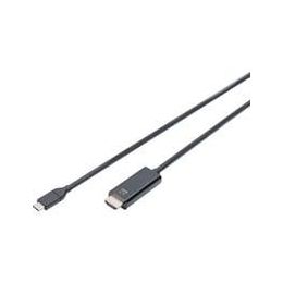 Digitus USB-C Adapterkabel USB-C > HDMI A, 4K @ 60HZ schwarz, 5 Meter