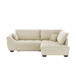bobb Ecksofa Krissy creme Maße (cm): B: 251 H: 88 T: 190.0 Sofas > Sofas nach Material > Stoffsofas » Sofa DE