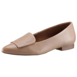 Paul Green Ballerina Damen Größe 41 dunkelbeige
