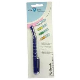 HAGER PHARMA Pic-Brush Interdentalb&uuml;rsten Intro Kit Blau 1H+4B 1 ST