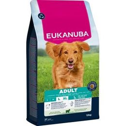eukanuba Trockenfutter Hund, Adult, gro&szlig;, Lamm 12 kg
