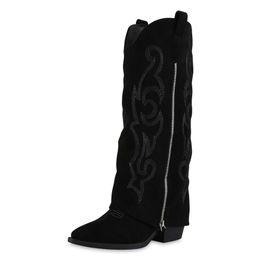 VAN HILL Cowboy Boots 'Beatrix' female Black size 37