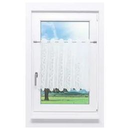 Scheibengardine Plauener Spitze - Reigen (Bx H) 236cm * 60cm weiß