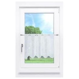 Scheibengardine von Lysel - Aurea " (Bx H) 247,5cm * 45cm" weiß/Weiß