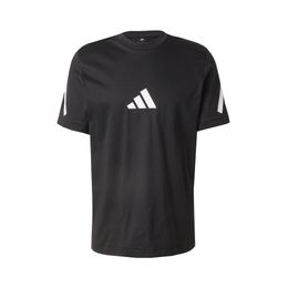 adidas Sportswear Funktionsshirt 'Z.N.E.' Herren Gr&ouml;&szlig;e M schwarz / offwhite