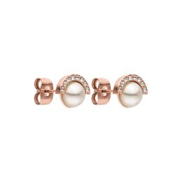 PURELEI Ohrringe 'Halo' Damen Größe one size rosegold / transparent / perlweiß