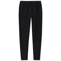 Yigga M&auml;dchen Thermo-Leggings mit Glitzer-Allover