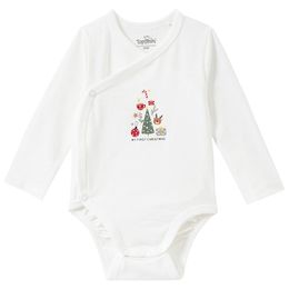 Topomini Newborn Weihnachtsbody im Wickel-Design
