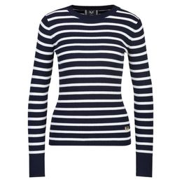 19V69 Italia Pullover 'Antonia' Damen Gr&ouml;&szlig;e XXL navy / wei&szlig;