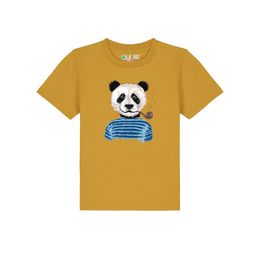 Watabout.kids Shirt 'Panda' boy Yellow size 122/128