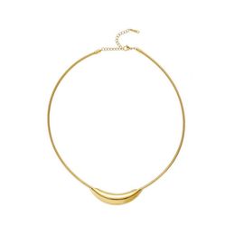 Lascana Schlangenkette 'Halskette mit Röhrchen Anhänger' goldfarben Gr. für Damen