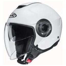 HJC Helmets HJC i40N Solid semi matt wei&szlig; Jethelm S