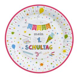 SONSTIGE Pappteller-Set HURRA SCHULE