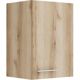 H&auml;ngeschrank Optifit "Bella", braun (wildeiche, wildeiche), B:40cm H:57,6cm T:34,6cm, Holzwerkstoff, Schr&auml;nke, H&auml;ngeschrank, Breite 40 cm, 1 T&uuml;r, 1 Einlegeboden