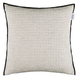 Schöner Wohnen Kollektion Dekokissen "Flex", weiß (sanftes weiß, unifarben), B:38cm L:38cm, Mischgewebe, SCHÖNER WOHNEN-KOLLEKTION, Dekokissen_Sitzkissen_Kissenhüllen, mit Waffelstrucktur