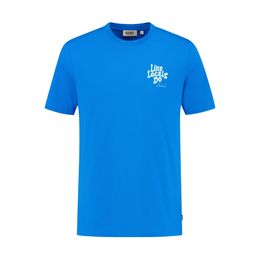 Shiwi T-Shirt 'Liam Like Locals Do' Herren Gr&ouml;&szlig;e XL azur / wei&szlig;