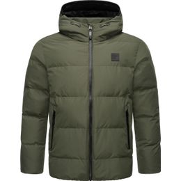 Steppjacke Ragwear "Norg", Herren, Gr. M (50), grün (olivgrün), Obermaterial: 100% Polyester, Innenfutter: 100% Polyester, Wattierung: 100% Polyester, Basic, gerade hüftbedeckend, hoch geschlossener Ausschnitt, Ärmel ohne Ärmelschlitz Rippbündchen, Jacken, wasserdichte Herren Winterjacke