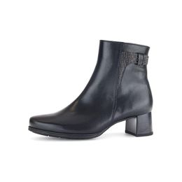Gabor Leder-Stiefeletten in Schwarz - 50% | Größe 37,5 | Stiefeletten