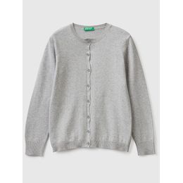 Benetton Cardigan in Grau - 41% | Größe 160 | Kinder-pullover