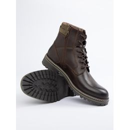 Paul Vesterbro Leder-Boots in Braun - 62% | Größe 42 | Herrenstiefel