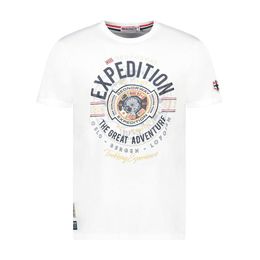 Geographical Norway Shirt "Jaldemar" in Weiß - 60% | Größe 140 | Kinder-oberteile