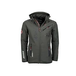 Geographical Norway Softshelljacke "Royaute" in Anthrazit - 67% | Größe 176 | Kinder-outdoor-jacken