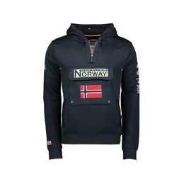Geographical Norway Hoodie "Gymclass" in Dunkelblau - 75% | Größe 128 | Kinder-sweatshirts-jacken