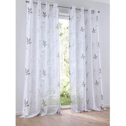HEINE HOME Dekostore in Weiß - 46% | Größe 245x135 cm | Gardinen-vorhaenge