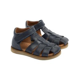 POM POM Leder-Halbsandalen in Dunkelblau - 52% | Größe 24 | Babysandalen