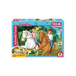 Schmidt Spiele 100tlg. Puzzle "Bibi & Tina, Sommerausritt" - ab 6 Jahren - 31% | Gesellschaftsspiele