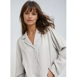 WEEKDAY Bluse in Grau - 68% | Gr&ouml;&szlig;e L | Damen-blusen