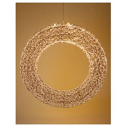AM Design LED-Kranz in Braun - Ø 55 cm - 35% | Lichterketten-dekobeleuchtung