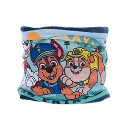 Build Your Brand Kids Loop-Schal "Paw Patrol" in Hellblau/ Dunkelblau - (L)58 x (B)26 cm - 37% | Kinderschals