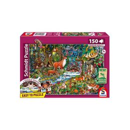 Schmidt Spiele 150tlg. Puzzle "Tiere in den Wäldern Europas" - ab 7 Jahren - 36% | Gesellschaftsspiele