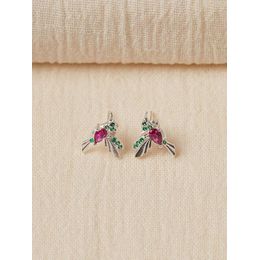 Lodie Silver Silber-Ohrstecker mit Edelsteinen - 36% | Schmuck