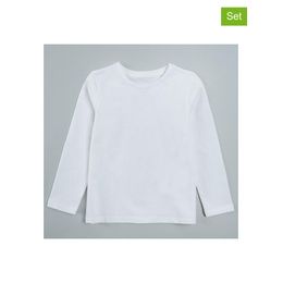 COOL CLUB 2er-Set: Longsleeves in Weiß - 11% | Größe 128 | Kinder-longsleeves