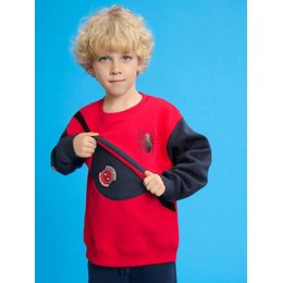 COOL CLUB Sweatshirt in Rot/ Dunkelblau - 30% | Größe 104 | Kinder-sweatshirts-jacken