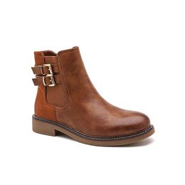 Sixth Sens Ankle-Boots in Hellbraun - 52% | Größe 38 | Stiefeletten