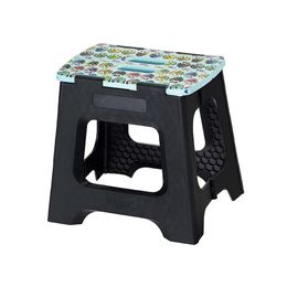 Vigar Hocker in Schwarz/ Bunt - (H)32 cm - 11% | Sitzmoebel