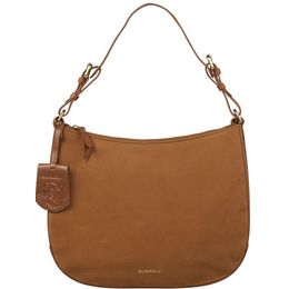 Burkely Leder-Schultertasche "Soul Sem" in Cognac - (B)32 x (H)24 x (T)9 cm - 54% | Damen-taschen
