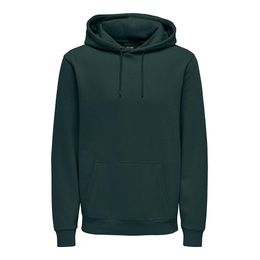Only & Sons ONLY & SONS Hoodie "Ceres" in Smaragdgrün - 10% | Größe L | Herren-sweatshirts-jacken