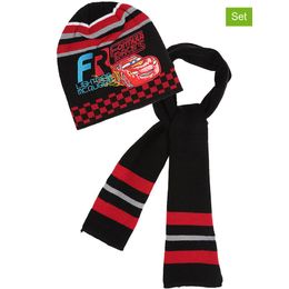 Disney Cars 2tlg. Winteraccessoires-Set "Cars" in Rot/ Schwarz - 35% | Größe 52 cm | Kindermuetzen