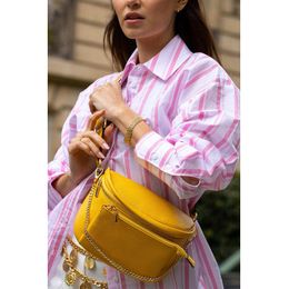Victor & Hugo Paris Leder-Gürteltasche "Aly" in Gelb - (B)21 x (H)13 x (T)8 cm - 72% | Damen-koffer-reisegepaeck