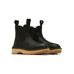 Sorel Leder-Chelsea-Boots "Hi-Line" in Schwarz - 54% | Größe 39 | Stiefeletten