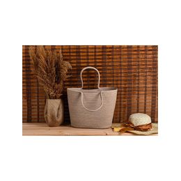 Scandinavia Concept Shopper "Ezekiel" in Beige - (B)46 x (H)46 x (T)18 cm - 70% | Damen-taschen
