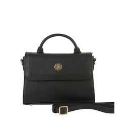 CXL by Christian Lacroix Leder-Henkeltasche "Luna" in Schwarz - (B)24 x (H)24 x (T)9,5 cm - 68% | Damen-taschen