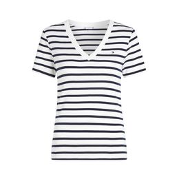 Tommy Hilfiger T-Shirt 'Cody' Damen Größe XS navy / weiß